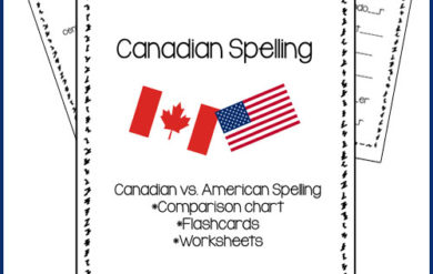 English: Printables – The Canadian Homeschooler