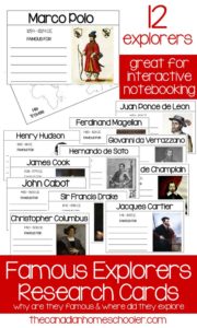 Famous Explorers {Printable}