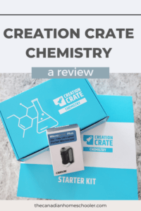 Creation Crate Chemistry: A Review